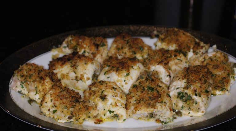 Filet of Sole Roulade Lightly Stuffed with Breadcrumbs | REMCooks