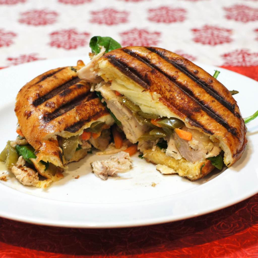Roasted Chicken Panini with Jalapeños en Escabeche | REMCooks