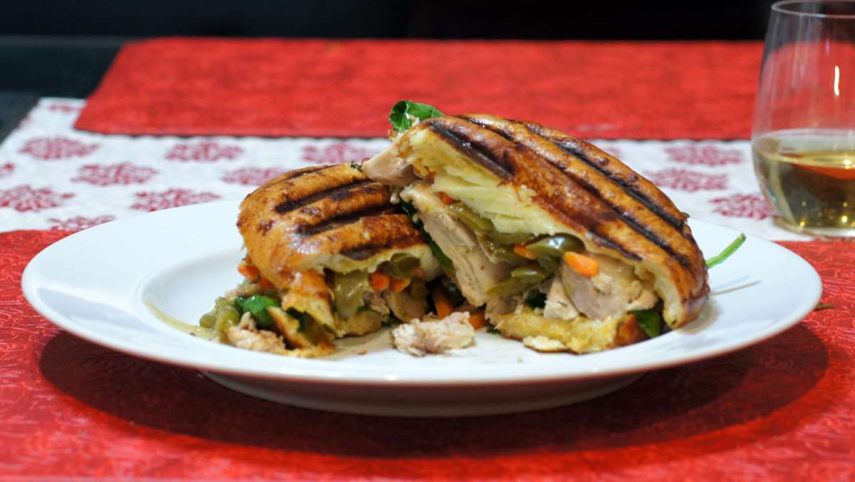 Roasted Chicken Panini with Jalapeños en Escabeche | REMCooks